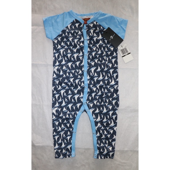 7 For All Mankind | One Pieces | 7 For All Mankind Baby Onesie | Poshmark